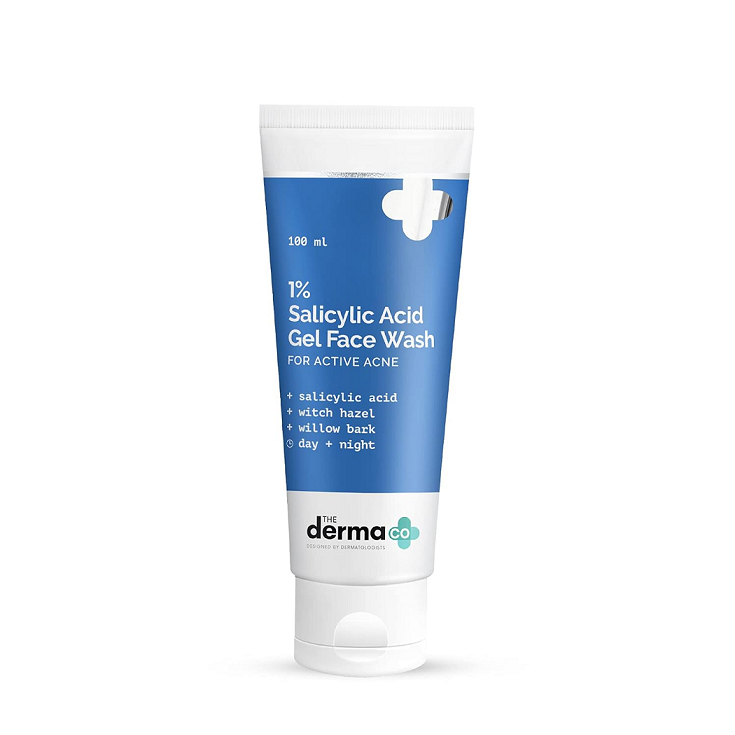 Derma 1 Salicylic Acid Gel Daily Face Wash for Active Acne 100ml